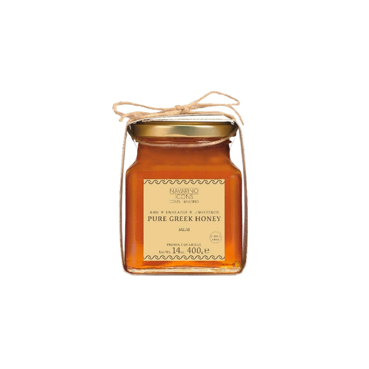 Navarino Icons Pure Greek Honey, 400g – Mediterranean Gourmet