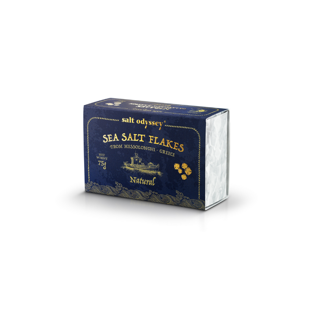 Salt Odyssey Sea Salt Flakes Natural 75g – Mediterranean Gourmet